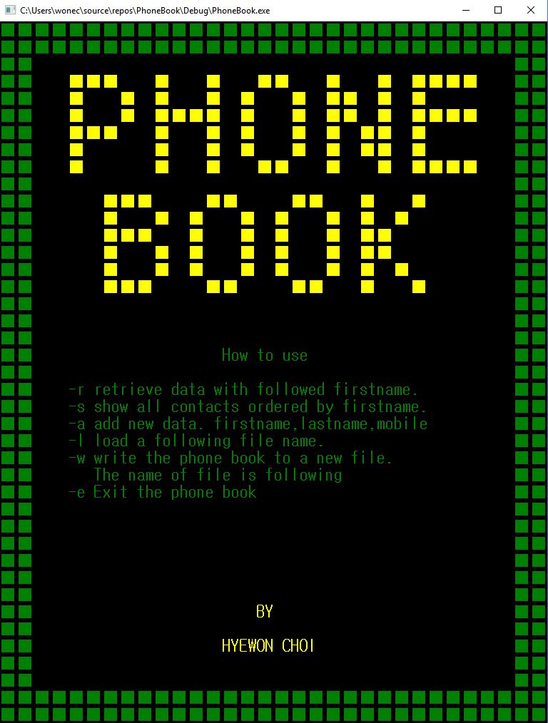 Phone Book